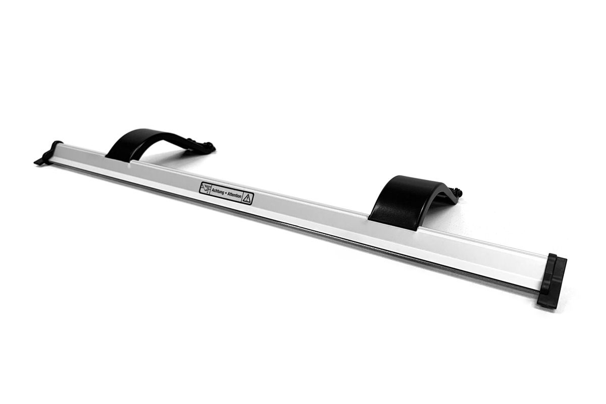 STANDARD, serrated tear bar complete, for roll width 80 cm, horizontal ...