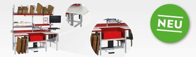 NEW: Packing table with lifting unit